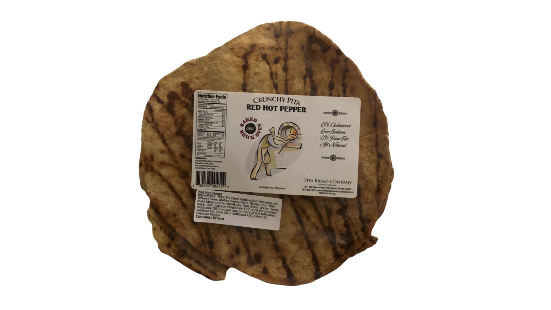 Red Hot Pepper Crunchy Pita Rounds • Farmers Markets To Go